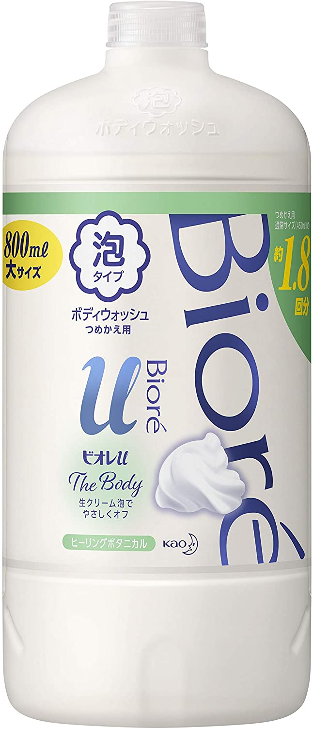 Biore u The Body Foam Type Healing Botanical Scent Refill (800 ml ...